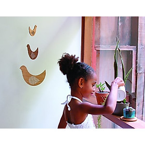 Petit Collage Classic Bamboo Mobile, Bird Trio