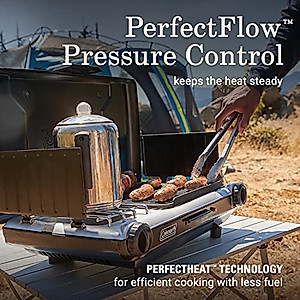 Coleman Camping Stove—Classic 2 in 1 Camping Grill/Stove