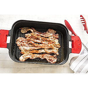 UchiCook Steam Grill Metal Cover, Red