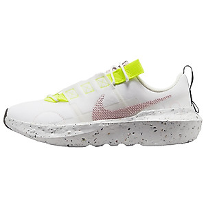 NIKE Women's Running Shoe, White Pink, 7