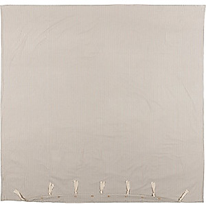 Farmhouse Ticking Taupe King Duvet Cover