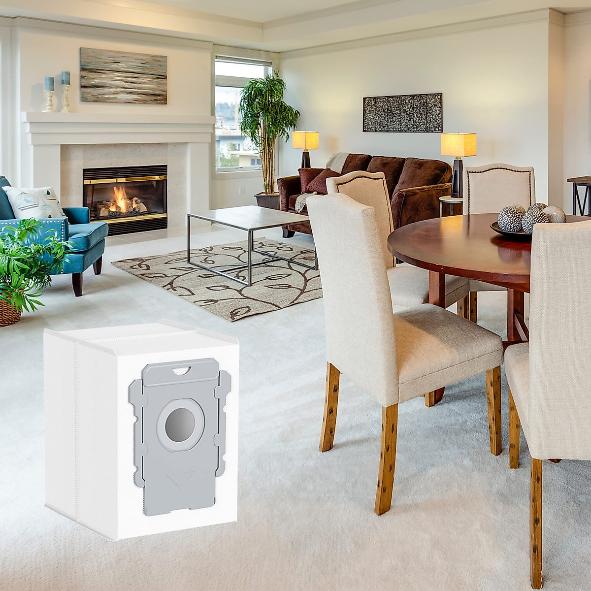 MERUYOO 12-Pack Vacuum Bags Compatible with iRobot Bags- Replacement Bags for iRobot Vacuum Bags i, s, j Series - MERUYOO Vacuum Bags for i robot Roomba bag i3+, i1+, i4+, i6+, i7+, j7+, i8+ and s9+ B