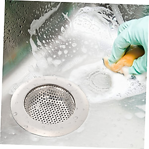 Veemoon 3pcs Sink Filter Sink Drainer Basket Rv Accessories for Inside Tub Drain Stopper Kitchen Sink Drain Strainer Basket Strainer Bathtub Drain Sink Large