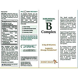 Nature's Bounty Vitamin B Complex Sublingual Liquid 2 oz