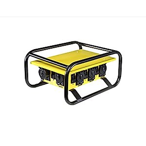 CEP Construction Electrical Products 8706GU 6 Outlet 50-Amp Single Phase Power Box
