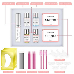 2025 Upgraded Lash Lift Kit for Perming,Curling and Lifting Eyelashes | Semi-Permanent Salon Grade Supplies for Beauty Treatments | Includes Eye Shields,Pads and Accessories