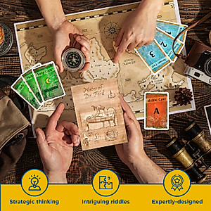 Exit: The Pharaoh's Tomb | Exit: The Game - A Kosmos Game | Kennerspiel Des Jahres Winner | Family-Friendly, Card-Based at-Home Escape Room Experience for 1 to 4 Players, Ages 12+