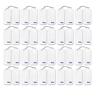 TENS Electrodes, Value Wired Replacement Pads for TENS Units, 40 TENS Unit Electrodes (2in x 4in, 40 Pack) Discount TENS Brand