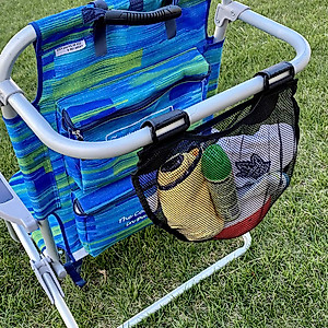 Evelots 2 Pack Stroller/Bike Storage Bag-Side Sling-Hook&Loop Easy Attach-/Phone