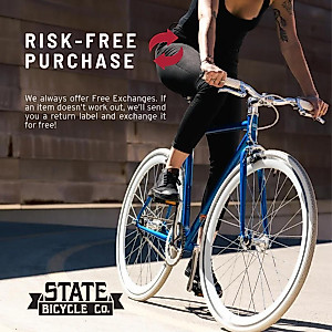 State Bicycle Co. - Hardened-Steel U-Lock (Silicon Coated)