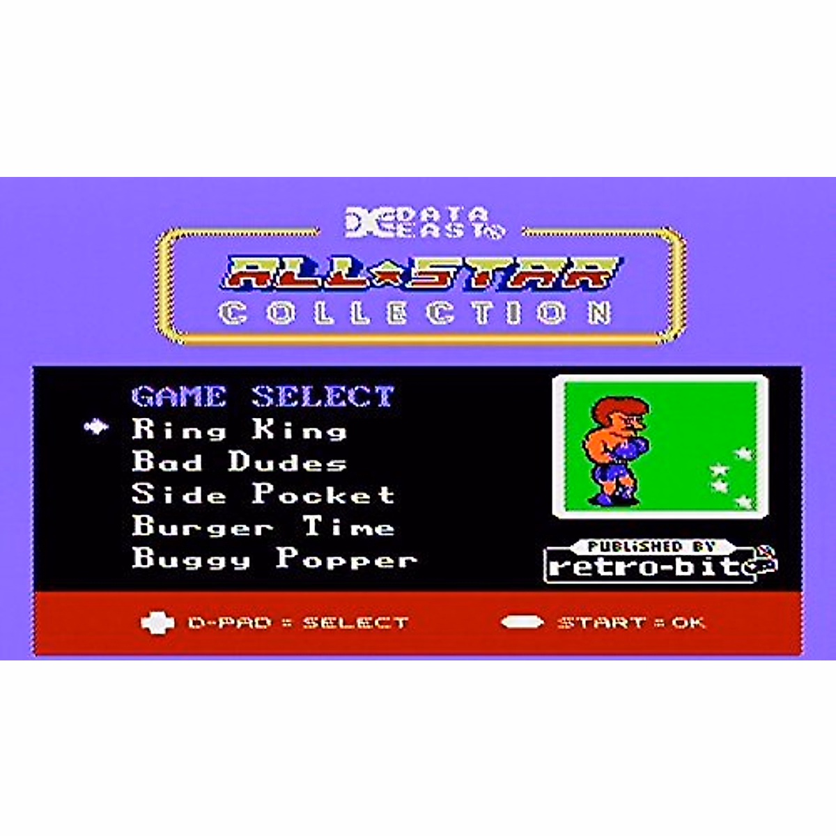 Retro-Bit Europe Data East All Star Collection PAL Version NES Cartridge for NES (Nintendo NES)