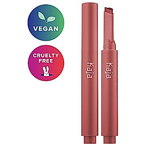 Kaja Lip Gloss - Heart Melter | High-shine, Glossy Finish, Peppy Pink Nude, Moisturize, 05 Hunny Bun, 0.04 Oz