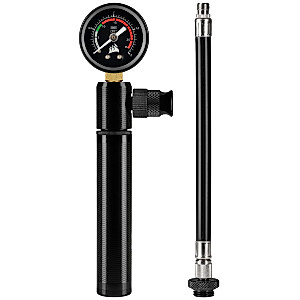 Corsair Hydro X Series XT Pressure Leak Tester Tool Kit (Quick and Safe, Hand-Operated Air Pump Included, Precise Pressure Readings, 20cm Connection Hose System) Black