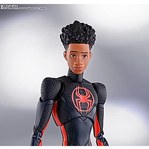 TAMASHII NATIONS - Spider-Man: Across The Spider-Verse - Spider-Man (Miles Morales) (Spider-Man: Across The Spider-Verse), Bandai Spirits S.H.Figuarts Action Figure