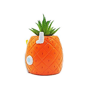 Silver Buffalo Nickelodeon's SpongeBob's Pineapple House Decorative Artificial Faux Greenery Plant in Ceramic