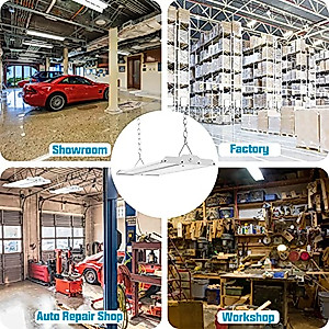 WEINATECH 2FT LED Garage Lights Shop Light LED Dimmable,100W 5000K Daylight Beam Angle Adjustable Linear High Bay Lights,Led Shop Lights for Workshop,Warehouse,Garage,Workbench,Supermarket(1 Pack)