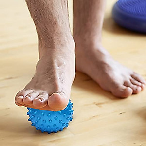 Nicoport A1B Plantar Fasciitis Night Splint Unisex Adjustable Foot Drop Orthotic Brace for Plantar Fasciitis & Achilles Tendonitis Relief Breathable Night Splint w/Massage Ball for Easing Pains A1B