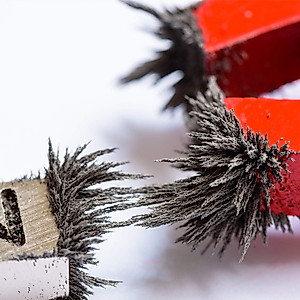 SPACECARE Magnetic Iron Powder Filings for Magnet Education and School Projects, 2 Storages Jar (12 Ounces X 2) with Shaker Lids, 2 Pack