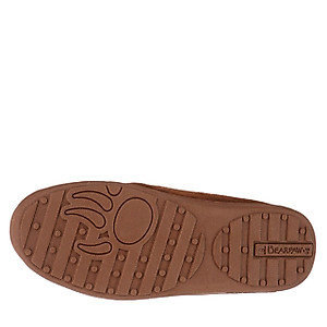 BEARPAW Men's Moc II Wide Hickory Size 10 | Men's Slipper | Men's Shoe | Comfortable & Lightweight