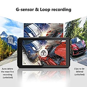 Dash Camera for Cars, Super Night Vision Dash Cam Front and Rear with 32G SD Card, 1080P FHD DVR Car Dashboard Camera with G-Sensor, WDR, Parking Monitor, Loop Recording, Motion Detection 【2023】