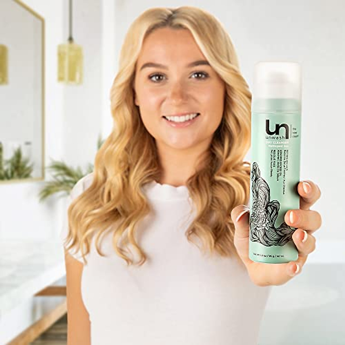 unwash Dry Cleanser - Dry Shampoo for All Hair Types, Refresh Hair & Absorb Excess Oil, Lightweight & Residue-Free, Color-Safe, 3.3 oz