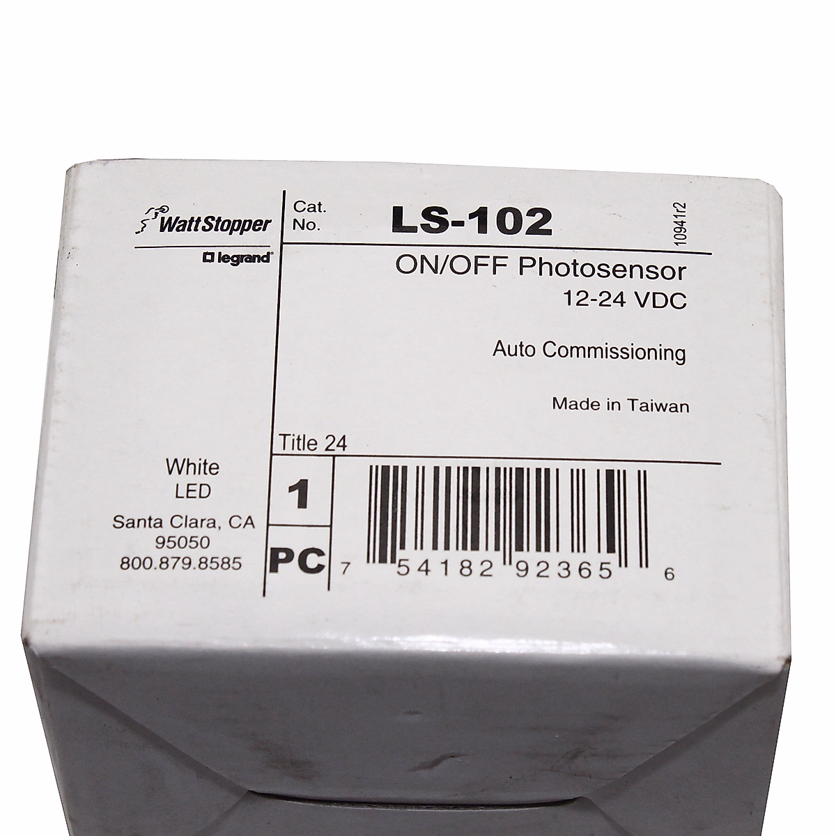 Wattstopper LS-102 Closed Loop Switching Photosensor Controller Occupancy Sensor, White