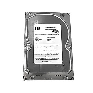 WL 3TB 7200RPM 64MB Cache SATA 6.0Gb/s 3.5" Desktop Hard Drive (For Server, RAID, NAS, DVR, Desktop PC) w/1 Year Warranty