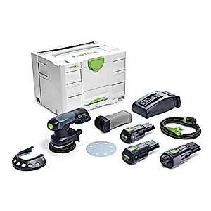 Festool 575716 Cordless Eccentric Sander ETSC 125 Li 3.1 Set w/Bluetooth - LATEST