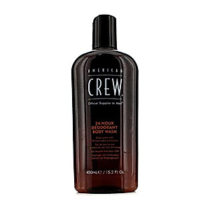 American Crew Men's Body Wash, Body Wash with 24 Hour Odor Protection, Deodorant Body Wash, 15.2 Fl Oz