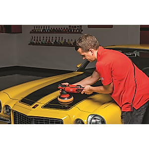 Griot's Garage G1107 G9 Orbital Starter Kit - 6" Random Orbital Kit with Liquid Wax 3-in-1 16oz, 1 - 6.5" Orange Foam Pad & 4 - PFM Wax Removal Towels