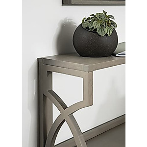 Kate and Laurel Raines Farmhouse 3-Tier Wall Shelf, 25 x 8 x 28, Gray, Decorative Floating Shelves for Wall