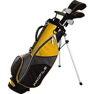 Wilson Profile JGI Junior Complete Golf Set - Medium, Yellow, Right Hand