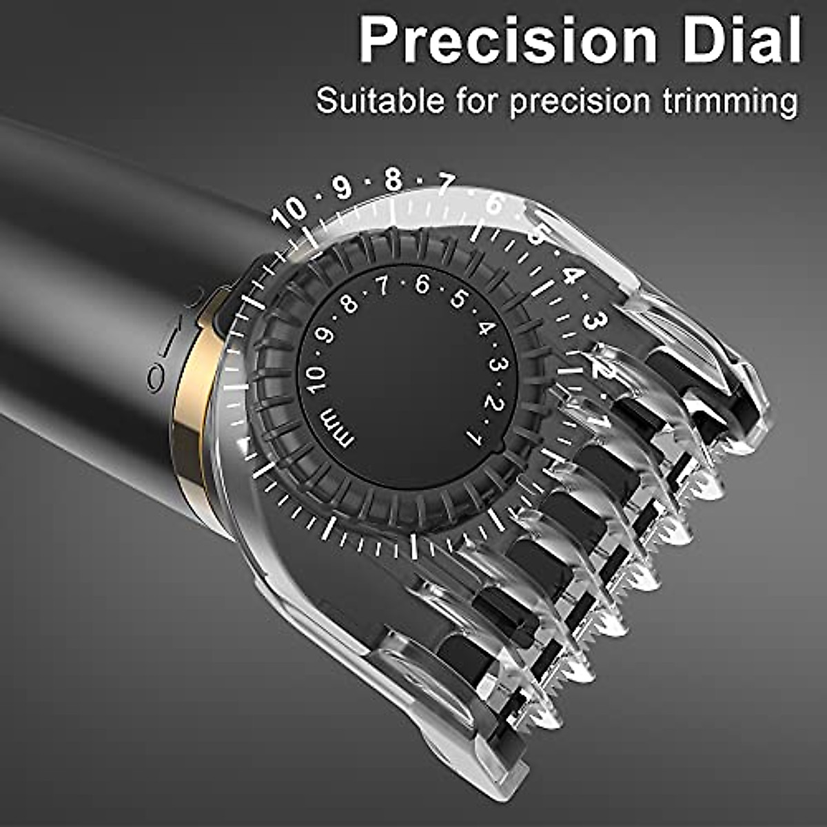 Hatteker Hair Clipper Cordless Hair Trimmer Barber Clipper T-Blade Trimmer Beard Trimmer Nose Trimmer Hair Cutting Grooming Kit Professional IPX7 Waterproof