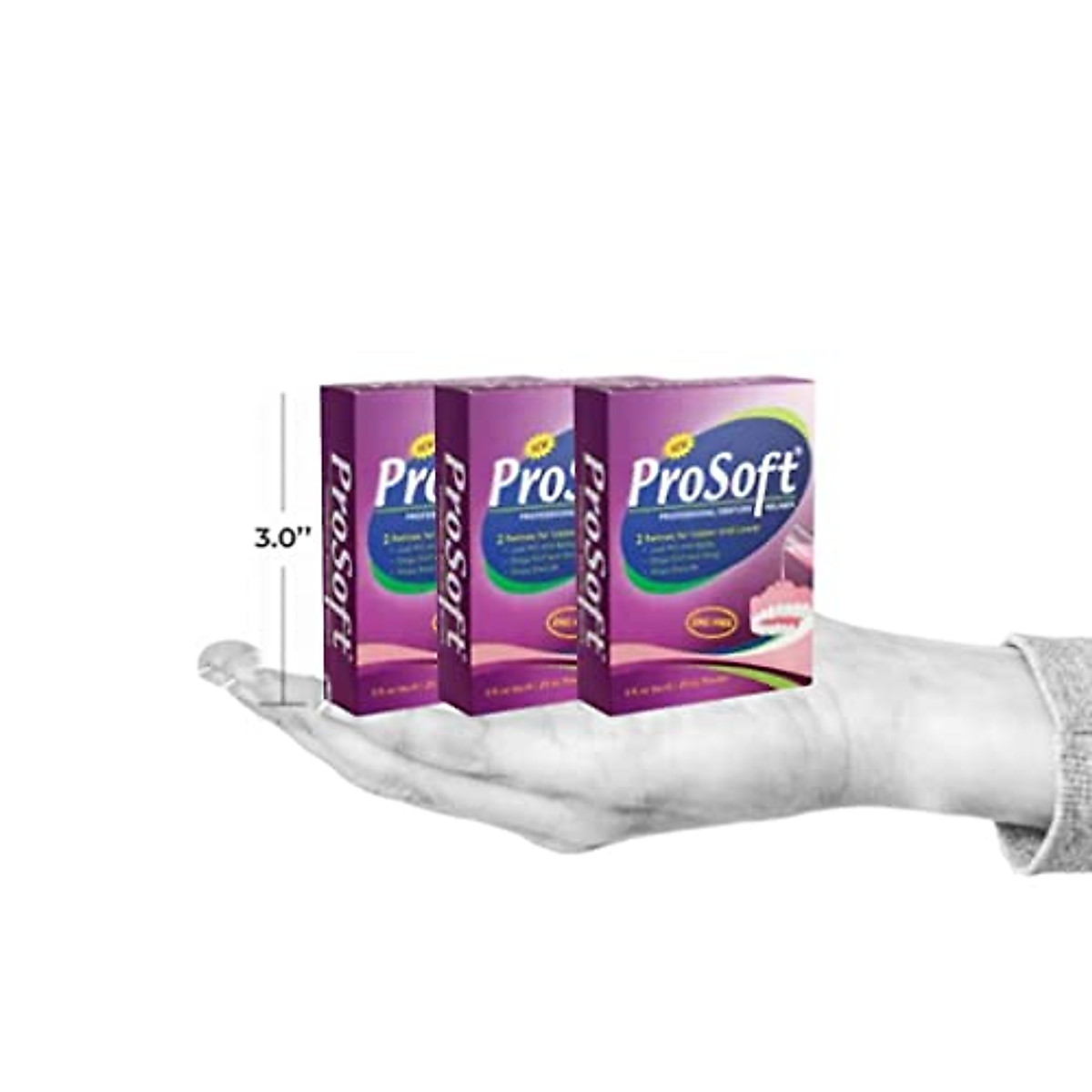 6 Denture Reline Kits Denture Reline- ProSoft Reliner-liner For loose Dentures