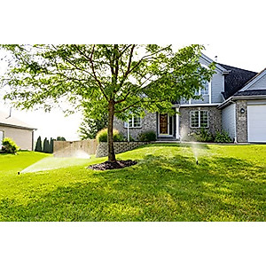 Rain Bird 32HE In-Ground Pro Rotor Pop-up Sprinkler System Kit with Click-N-Go Garden Hose Connection