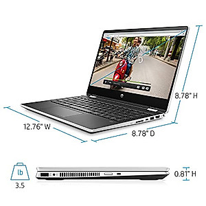 HP Pavilion x360 14 Convertible 2-in-1 Laptop, 14” Full HD Touchscreen Display, Intel Core i5, 8 GB DDR4 RAM, 512 GB SSD Storage, Windows 10 Home, Backlit Keyboard (14-dh2011nr, 2020 Model)
