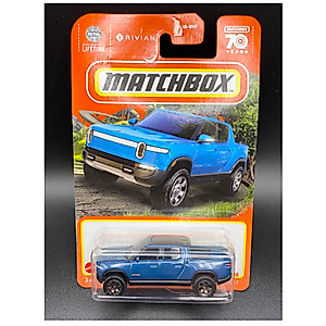 Matchbox Rivian R1T 2022 Collector #38/100 Electric Truck EV Blue