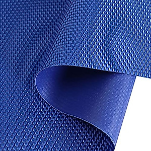 Shiny Waterproof Canvas Fabric for Outdoor/Indoor Project,1680 Denier Smooth Canvas Cordura Fabric Apply to Craft,DIY,Bag and Case,Home Decor, Sunbrella,Awning,60"Wide,Sold by The Yard (Blue)