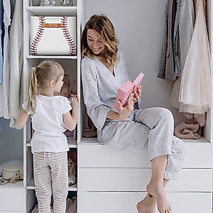 Foldable Storage Baskets, Baseball Cube Organizer Bins with Dual Handles Nursery Closet Shelf Storage Box for Clothing, Books, Cosmetic, Toys, 15"x11"x9.5"