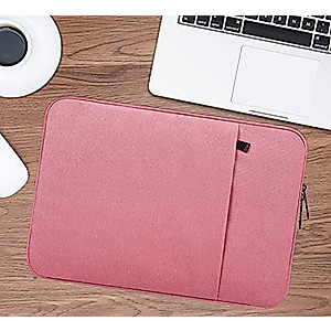 14-15 Inch Laptop Sleeve Bag Waterproof Shockproof Notebook Case for Acer Chromebook 14/Acer Aspire 14", HP Steam 14/HP Chromebook 14, MacBook Pro 15"/15.4", LG Gram 14, 14 inch Laptop Bag, Pink
