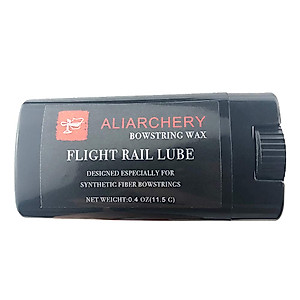 longbowmaker String Wax Archery Bowstring Wax with Flight Rail Lube