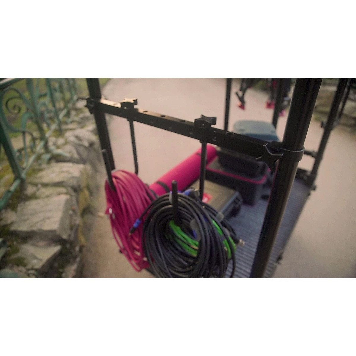 PROAIM Cable Holder Hooks/Hangers for Camera Carts. Helps Organizing Cables/Headphones/Bags/Accessories etc. Durable, Versatile, Quick Swivel, Easy Setup (VCTR-CH)