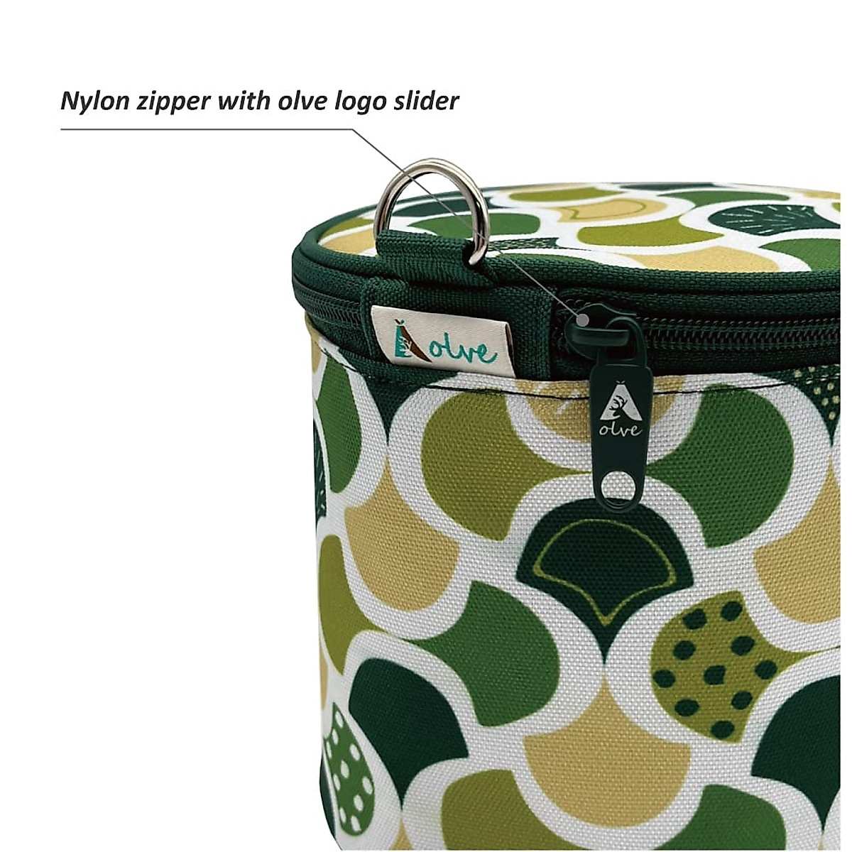 Olve Kitchen Paper Towel Holder Hanging Paper Towel Dispenser Cover for Kitchen, Camping Outdoor (Green)