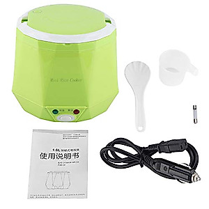 1.6L 24V Small Portable Multifunctional Electric Rice Cooker Food Steamer for Truck Car Outdoor(1#)