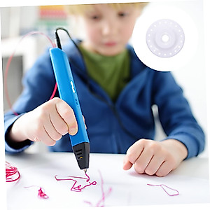 3pcs Pen Base Plastic 3D Pen Holder Printing Brush Base Printing Pen Storage Stand Printing Brush Stand 3D Printing Pen Support Printing Pen Storage Holder Printing Pen Stand