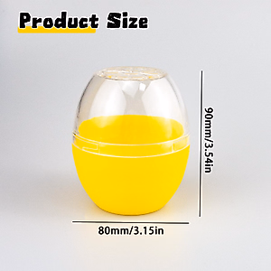 lygchii Lemon Storage, Containers Reusable Lemon Holder Organizer, Saver Fresh Keeper Fruit Storage Holder for Fridge