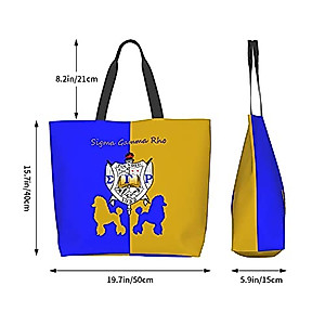 LMGSX Sigma Gamma Rho Tote bag handbag shopping office commuter shopping solid fashion sense