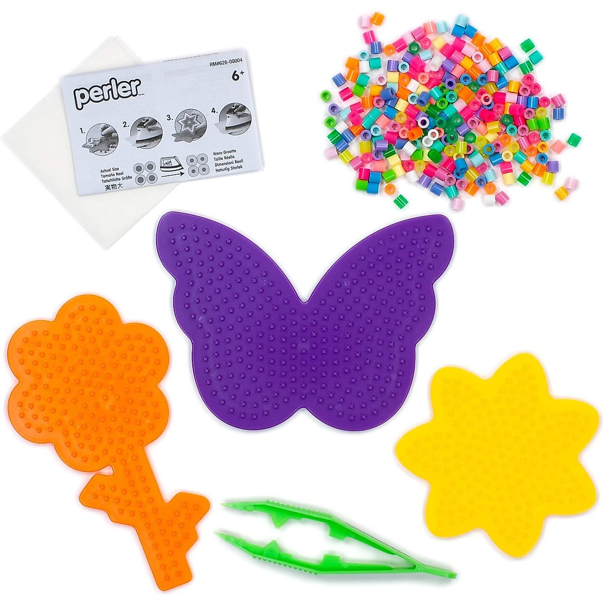 Perler Sunny Days Bright Color Fuse Bead Bucket, 5500 pcs