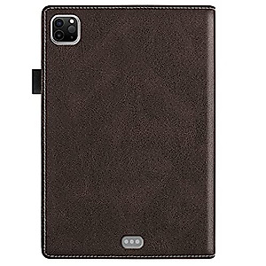 Tablet PC Case Compatible with iPad Pro 11 (2021/2020/2018) & IPad Air 4 2020 11 Inch PU Leather Case Protect Case Adjustable Fixing Strap Bracket Card Slot Shockproof Tablet PC Case Tablet Home (Col