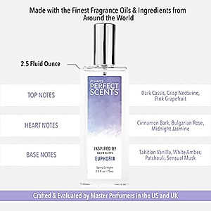 Perfect Scents Fragrances | Euphoria | Women’s Eau de Toilette | Paraben Free | Never Tested on Animals | 2.5 Fluid Ounces